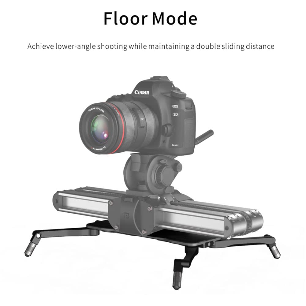 Fiil Zeapon Micro 2 Portable Camera Rail Slider, Travel Distance 54cm/21in, Consistency Speed, Carry Bag included - Bundle with Low Profile Mount Easy Lock 2 with Ball Head, Max.Payload 8kg/18lb