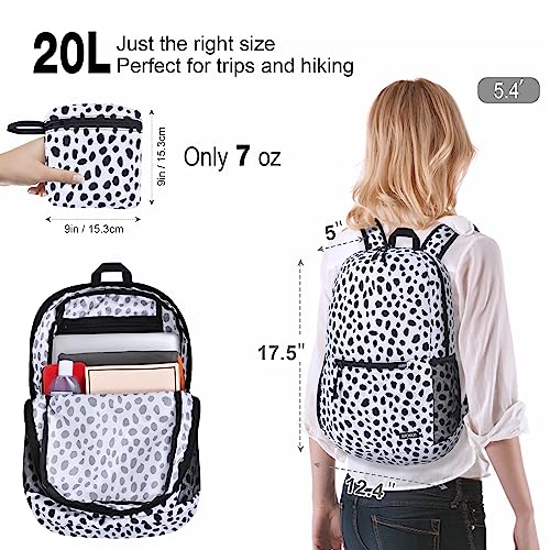 Wolka Packable Hiking Backpack 20L Ultralight for Women/Man,Small Waterproof Traveling Daypack for Park Camping Outdoor