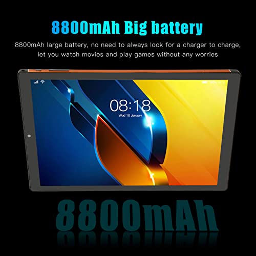 Luqeeg 10.1 Inch Tablet for Android 12-1960x1080 HD IPS Touchscreen, 5G WiFi Calling Tablet, 6GB RAM 128GB ROM, 2MP + 5MP Camera, 10 Core Processor, 8800mAh Ultra Long Standby