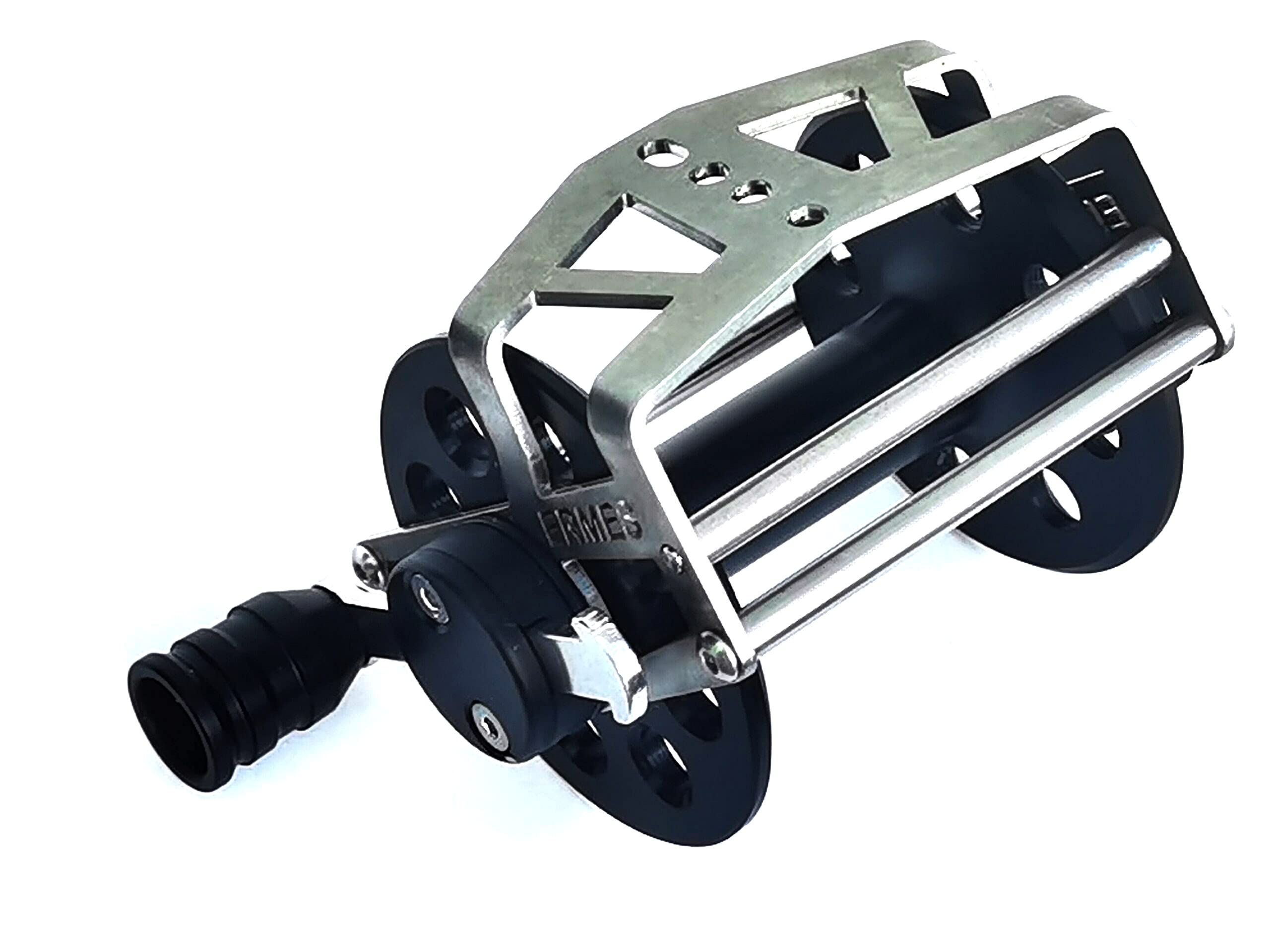 Ermes Sub Falco Stainless Steel Speargun Reel for Spearfishing and Scuba Diving (77M)