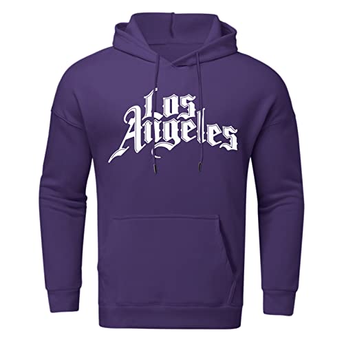 Mens Letter Graphic Hoodies Drawstring Pocket Pullover Sweatshirt Mens Hoodies Pullover Black