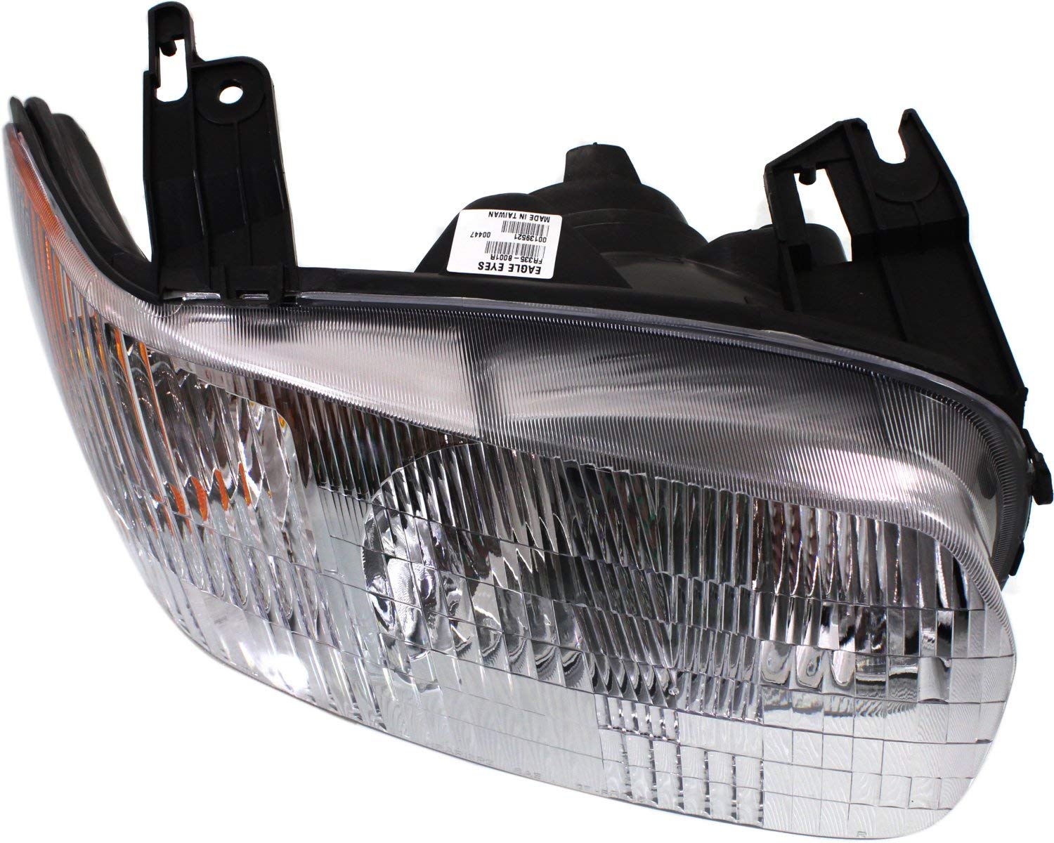 Evan Fischer Headlight Set Compatible with 2001-2004 Ford Escape, Headlights, with Bulbs Halogen Driver and Passenger Side FO2519103 FO2518103