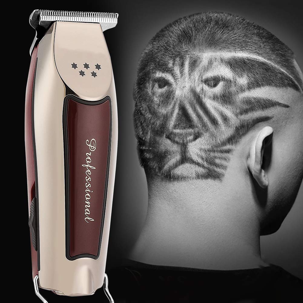 FILFEEL T-Blade Trimmer, Cordless Precision Trimmer for Lining & Close Trimming, Professional Hair Cutting Kit for Barbers and Stylists (Silver)
