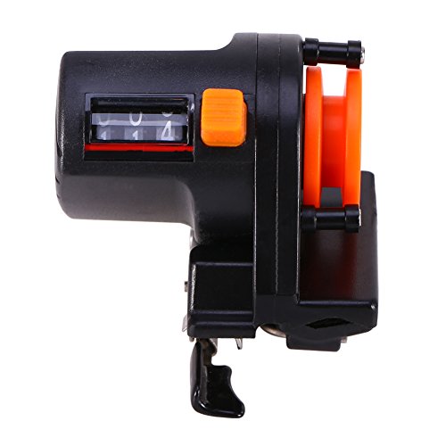Fishing Line Counter, Portable Tackle Display Length Gauge Tackle Tool Compact Line Spooling Length Gauge Accessories for Fishing Line Counter Spooling and Trolling