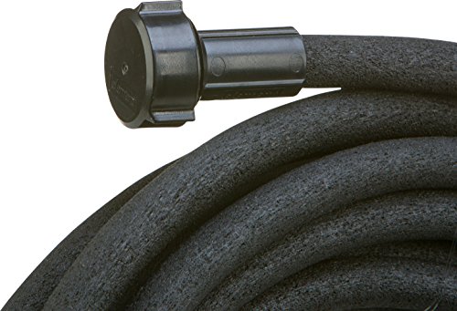 Swan Products MGSPAK38100CC Miracle-GRO Soaker System Customizable Hose with Push on Fittings, 100' x 3/8", Black