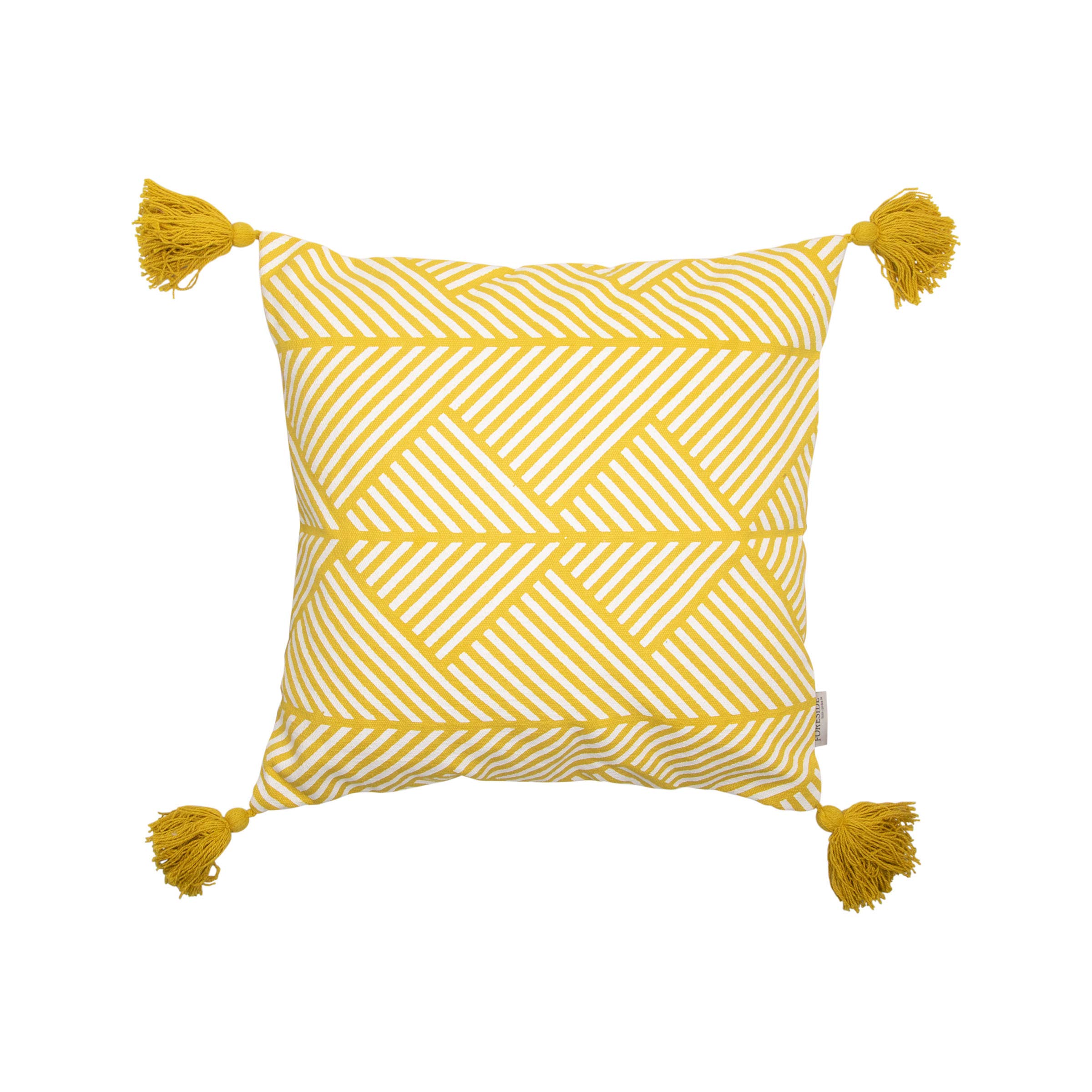 Foreside Home and Garden 20X20 Hand Woven Memphis Pillow