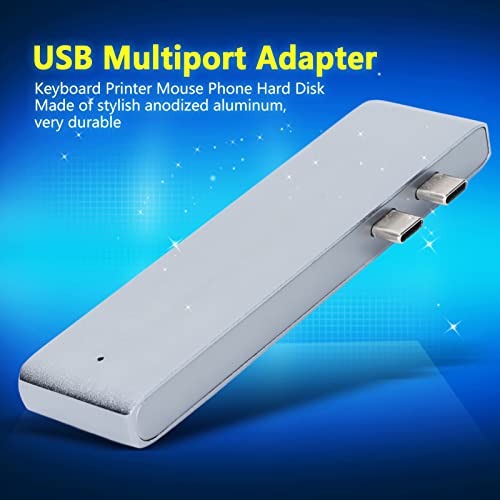 USB Hub, Multiport 7 in 2 Mini USB Adapter for