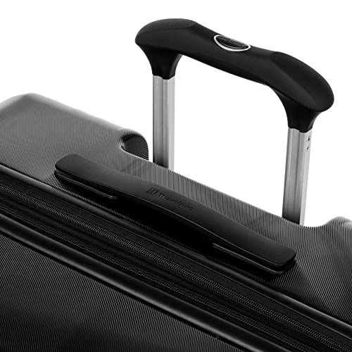 Travelpro Maxlite Air Hardside Expandable Luggage, 8 Spinner Wheels, Lightweight Hard Shell Polycarbonate, Black, Checked-Large 28-Inch