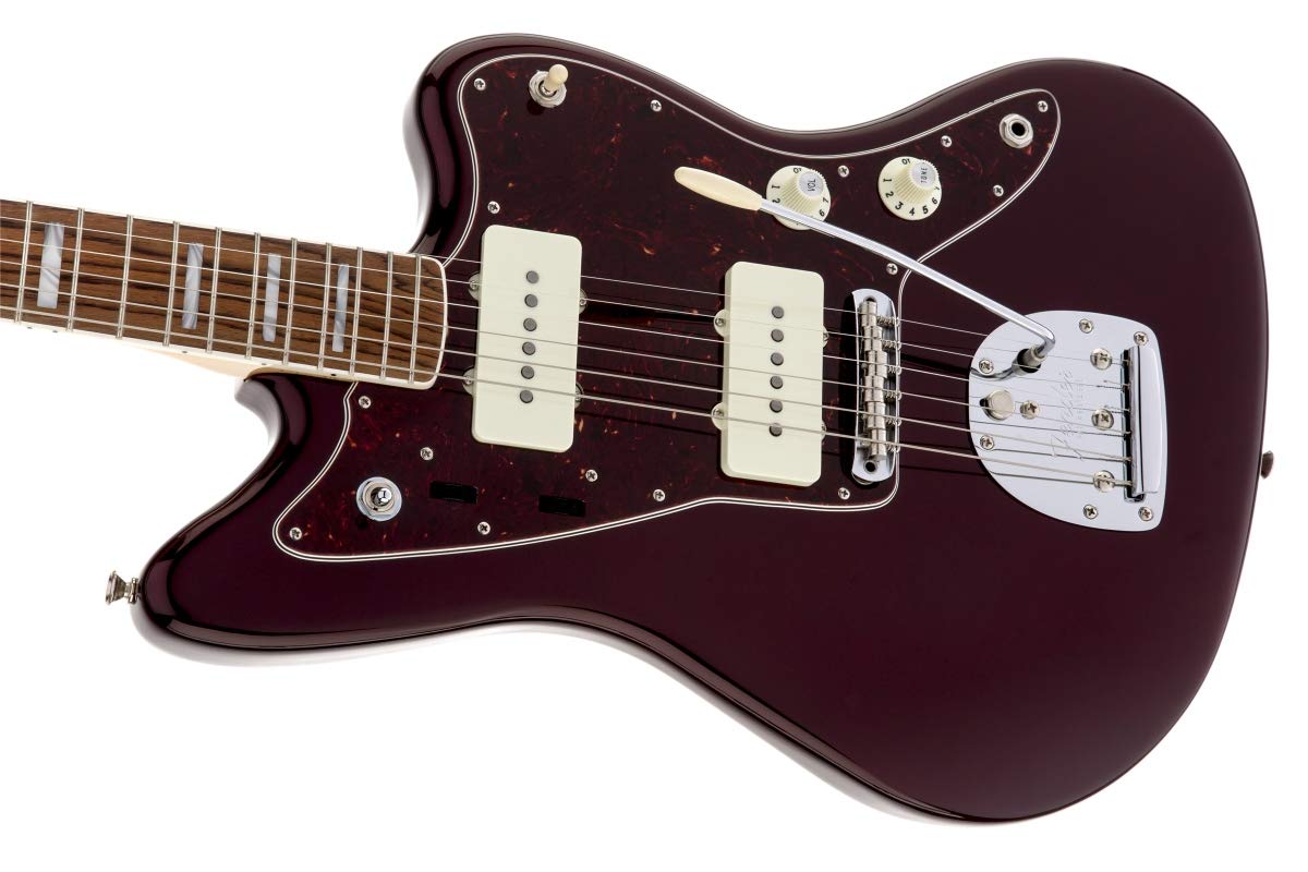 Fender Troy Van Leeuwen Jazzmaster Electric Guitar, with 2-Year Warranty, Oxblood, Bound Rosewood Fingerboard