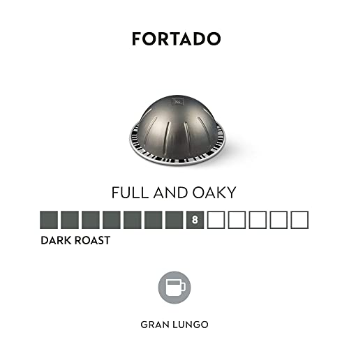 European Version Nespresso VertuoLine Gran Lungo (5 ounce): Fortado, 20 Capsules