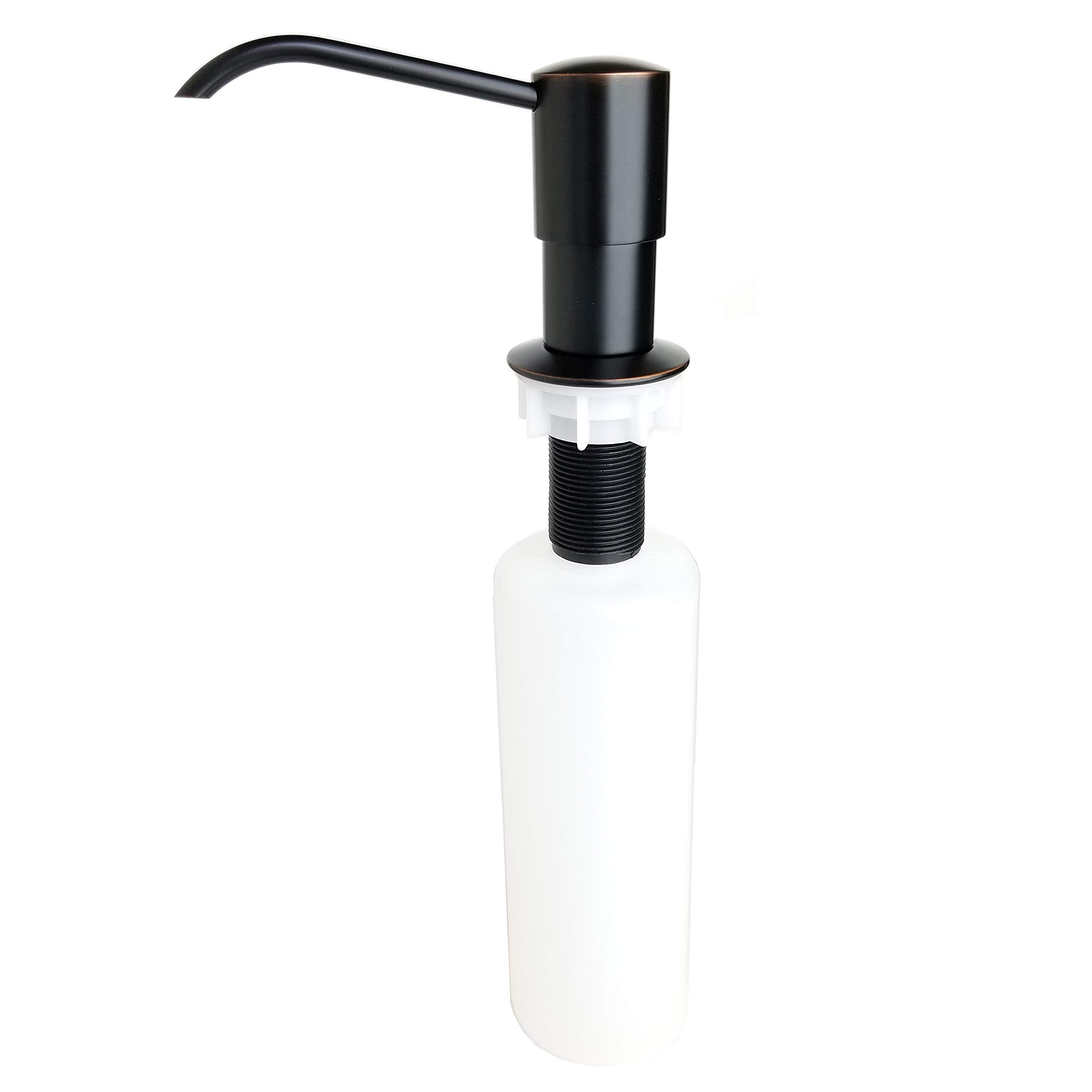 Laguna Brass 1170TB Designer Single Handle Pull-Down Kitchen Faucet with Soap/Lotion Dispenser, 16", Oil Rubbed Bronze Finish