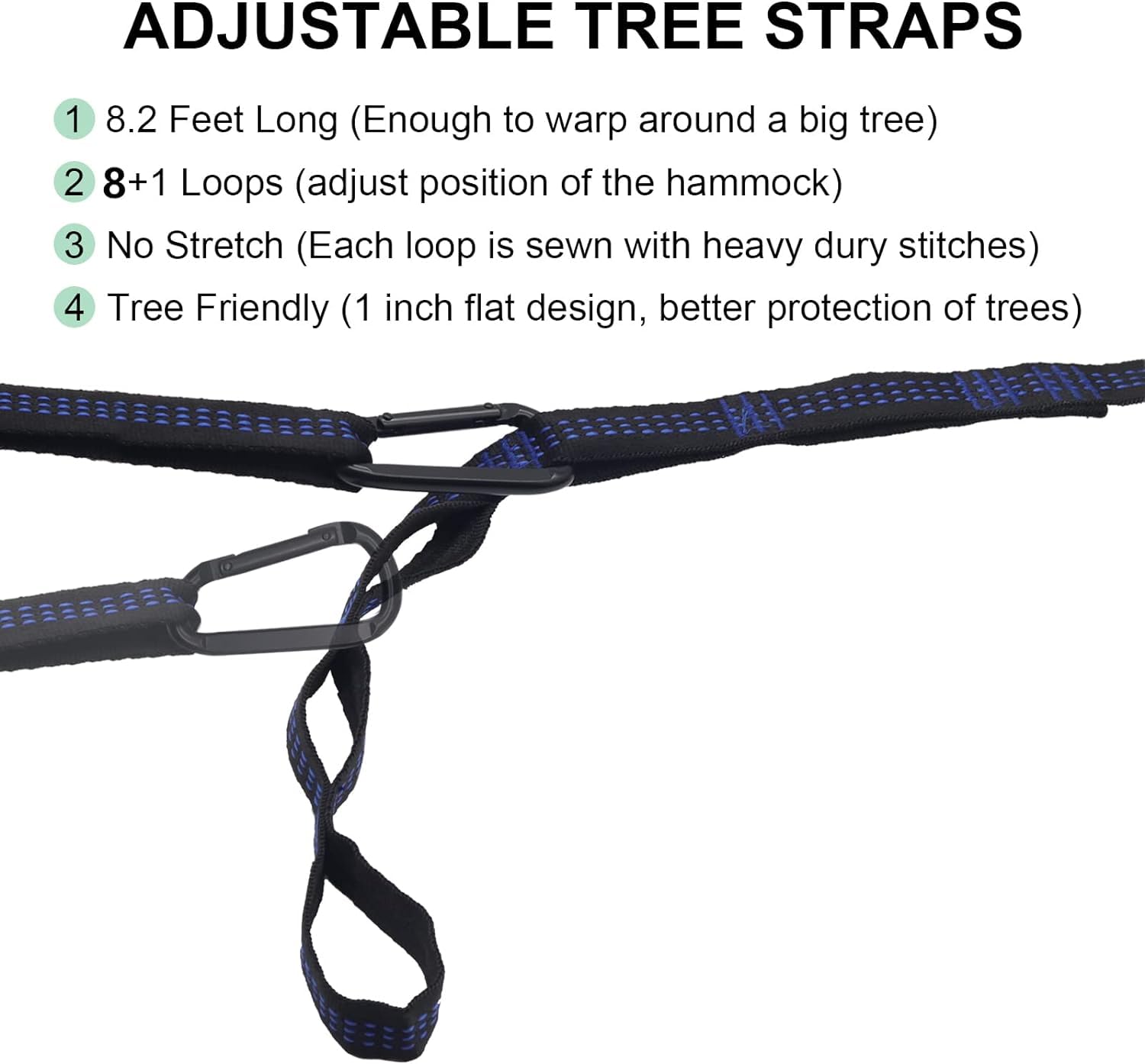 Double Hammock, Camping Hammock with 2 Tree Straps(16+2 Loops), Two Person Hammocks with 210T Nylon Parachute Portable Lightweight Hammock for Backpacking, Outdoor, Beach, Travel, Hiking, Camping Gear