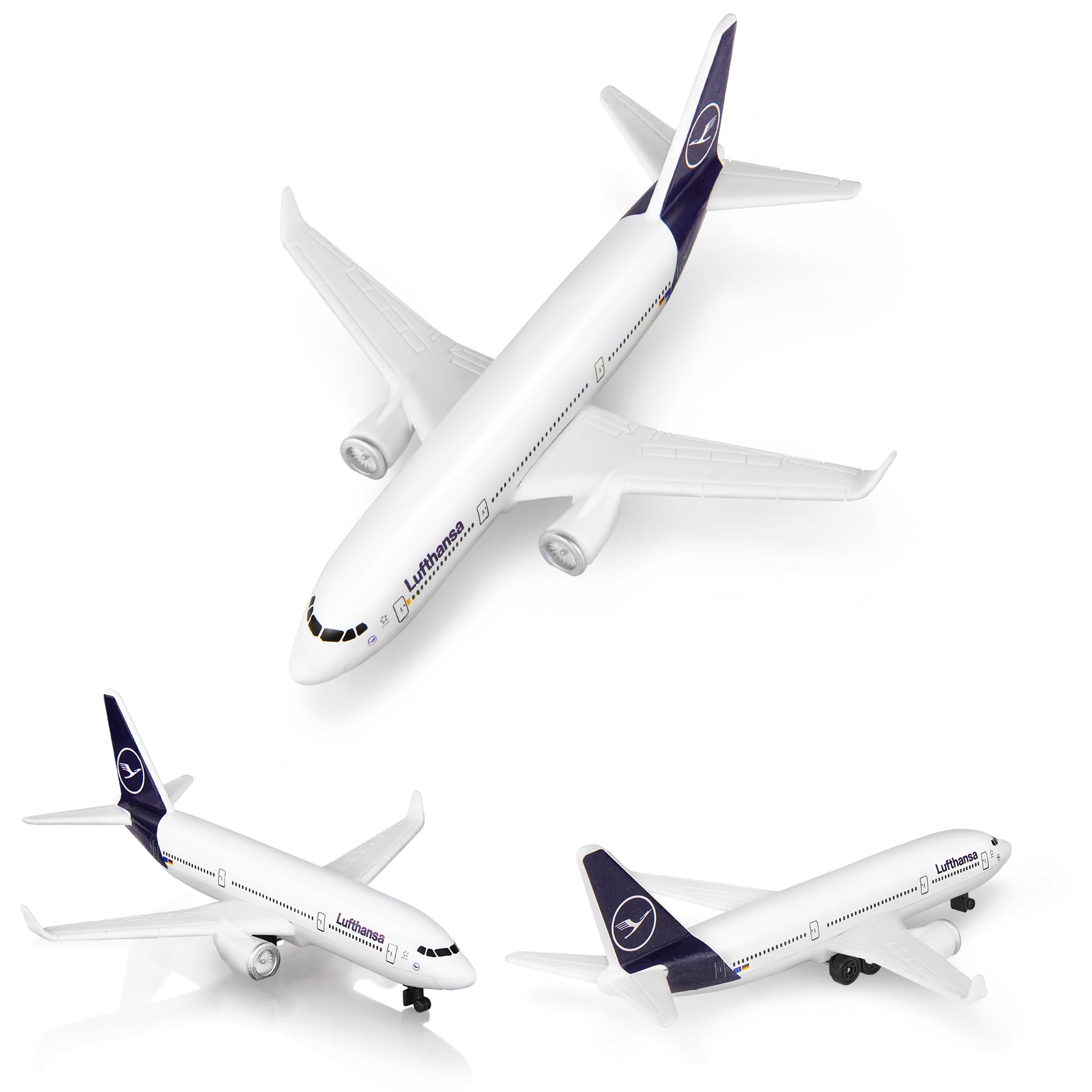 Sky Trek Model Airplanes Lufthansa Airplane Airlines Plane Aircraft Model for Display Collection and Gifts.
