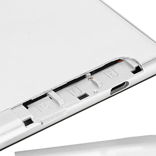 LBEC 8.1in Tablet, HD Tablet Silver Grey 5G WiFi 100 to 240V 1920x1200 for Study for Work (US Plug)