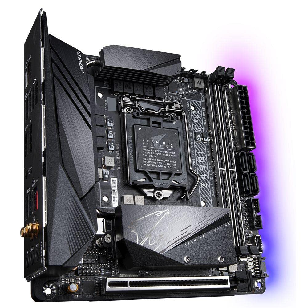 Gigabyte Intel Z490I AORUS Ultra LGA 1200 DDR4-SDRAM Mini ITX Motherboard
