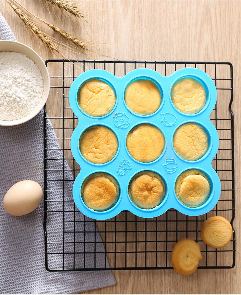 KeepingcooX Silicone Egg Bites Molds with Lid for Instant Pot Accessories with Non-Stick Popsicle Ice Pop Maker including 9 Reusable Plastic Sticks, fit for 6/8 Quart Pressure Cooker