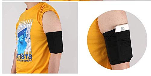 ebuymore Running Sports Soft Arm Band Strap Holder Gym Jogging Armband Sleeve for iPhone 11/11 Pro Max/iPhone X/XS/XR/XS Max / 8 Plus Without Case/Google Pixel 3a / 4 / OnePlus 7 / 7T / 6T