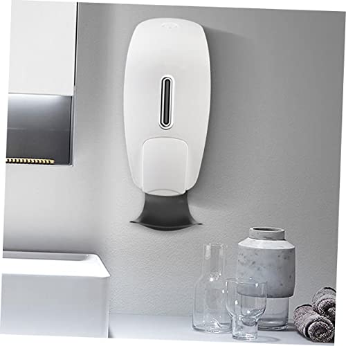 Garneck 2pcs Soap Dispenser Tray Wall Mounted Dispenser Drip Tray Drip Catcher Tray Hand Soap Dispenser Holder Floor and Wall Protector Dispenser Automatic Abs