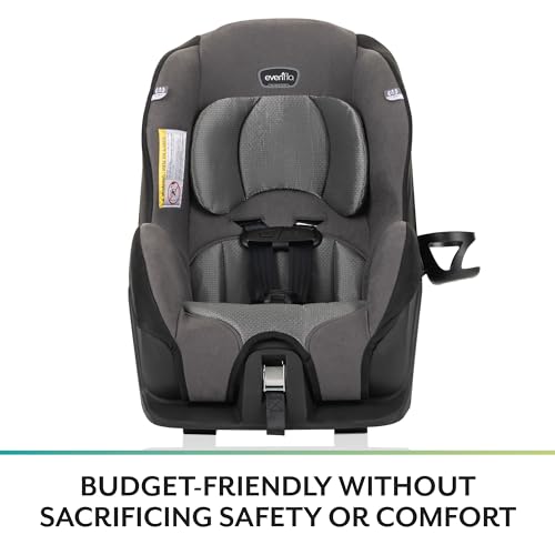 Evenflo Tribute LX 2-in-1 Lightweight Convertible Car Seat, Travel Friendly (Neptune Blue)