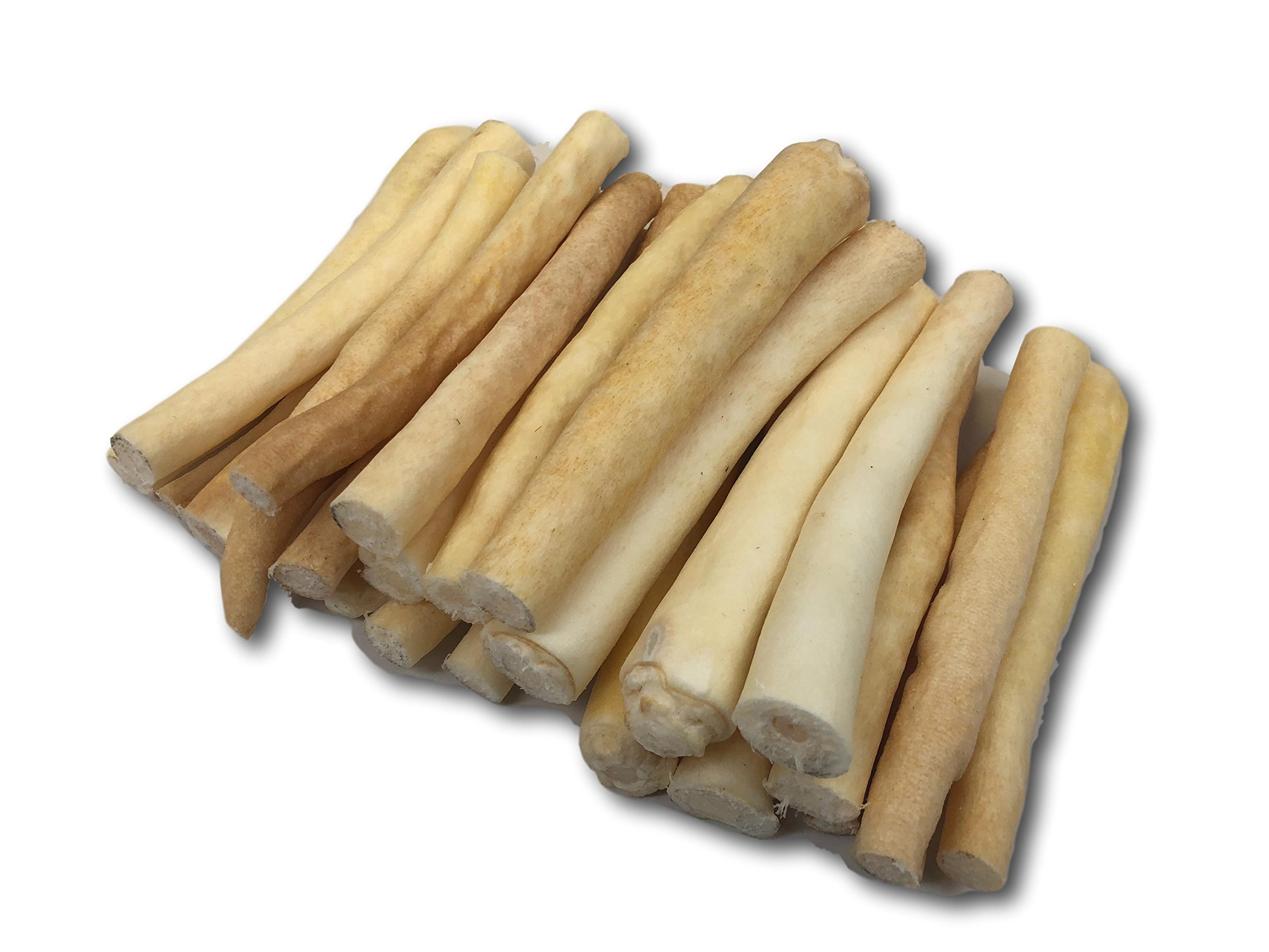 Top Dog Chews - Cow Tails (25 Pack), High-Protein Dog Treats, 100% Naturally Sourced Dog Chew from Free Range Grass-Fed Cattle, Beef Bull Puppy Treats