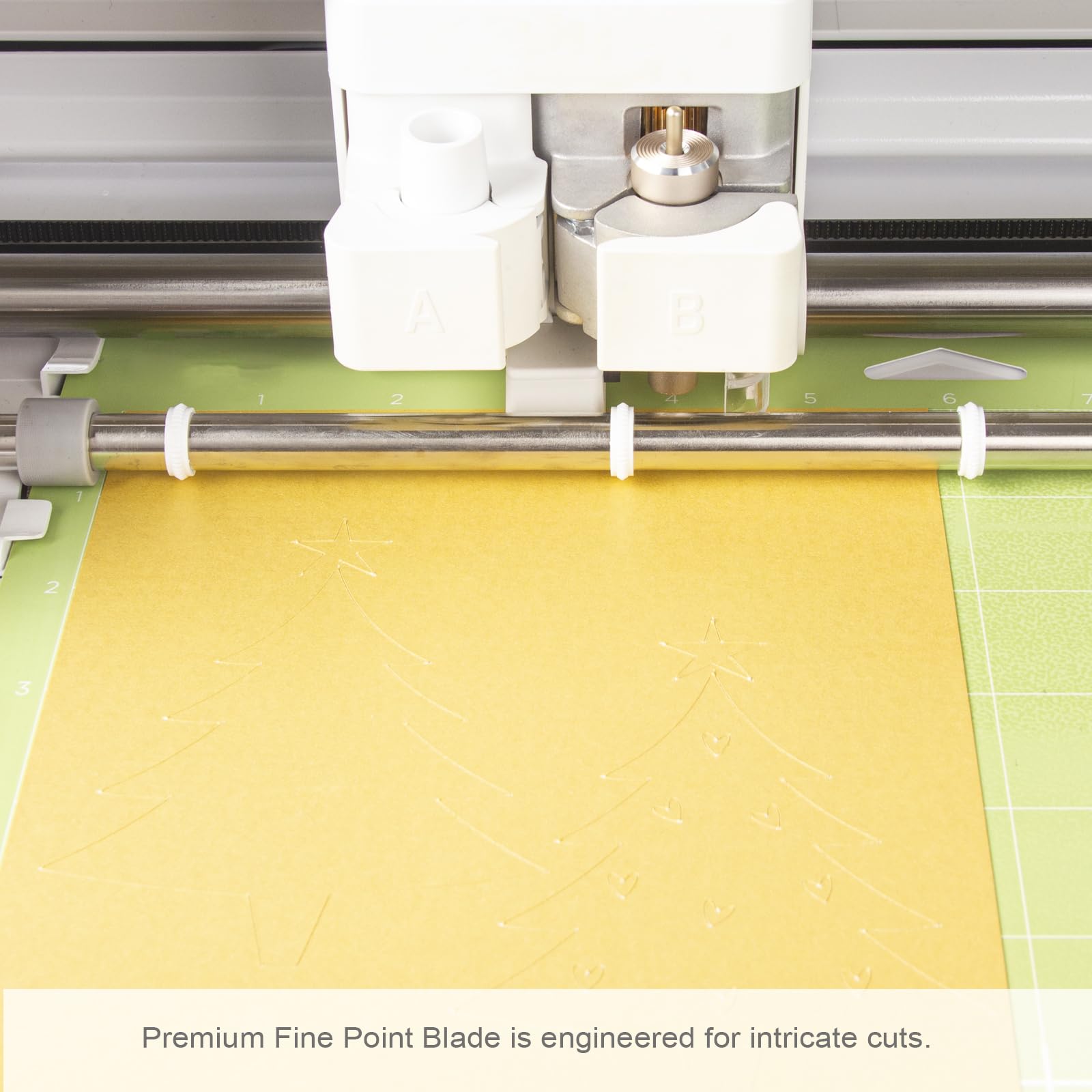Premium Fine Point Blade for Cricut Maker 3/Maker/Venture/Cricut Explore 3/Air 2/Air/One, 2 pcs Premium Fine Point Blades and 1pc Housing for Cutting Paper/Vinyl/HTV/Cardstock/Vellum/Kraft Board etc