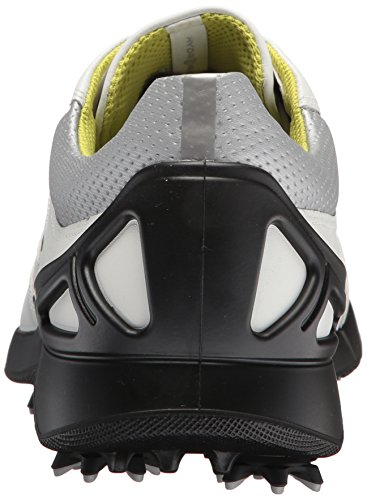 ECCO Men's Base One Golf Shoe, White/Black Hydromax, 7-7. 5