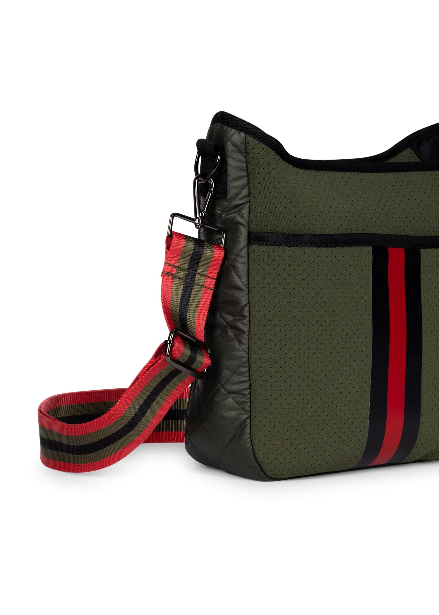 Haute Shore - Blake Avenue Neoprene Crossbody Bag, Army Green