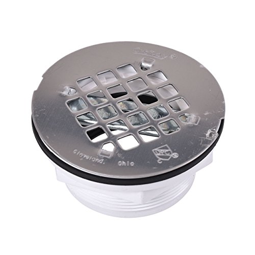 Oatey 2 in. 101 PNC PVC No-Calk Shower Drain with Stainless Steel Strainer