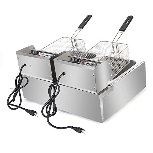 Electric Fryer Pot for Home Use French Fries, Chicken, 12L Capacity