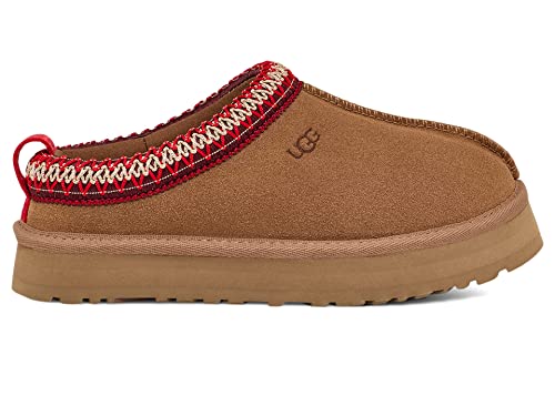 UGG K TAZZ Slipper, Chestnut, 1 US Unisex Little Kid