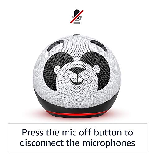 Echo Dot (4th Gen) Kids + Echo Glow | Panda