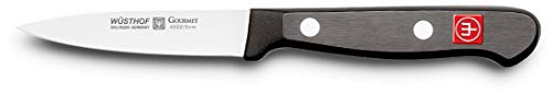 WÜSTHOF Gourmet Three Inch Spear Point Paring Knife | 3" German Spear Point Paring Knife | Precise Laser Cut High Carbon Stainless Steel Paring Utility Knife – Model