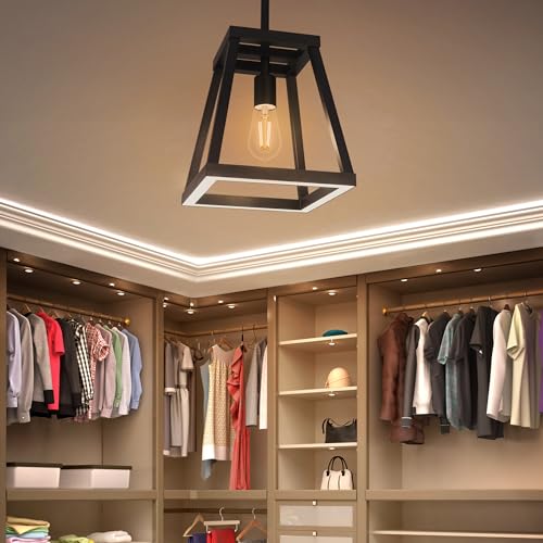 Feit Electric Vintage Exposed Filament Amber Glass LED ST19 with a Medium E26 Base Light Bulb - 60W Equivalent - 10 Year Life - 400 Lumen - 2100K Soft White - Dimmable | Original Vintage
