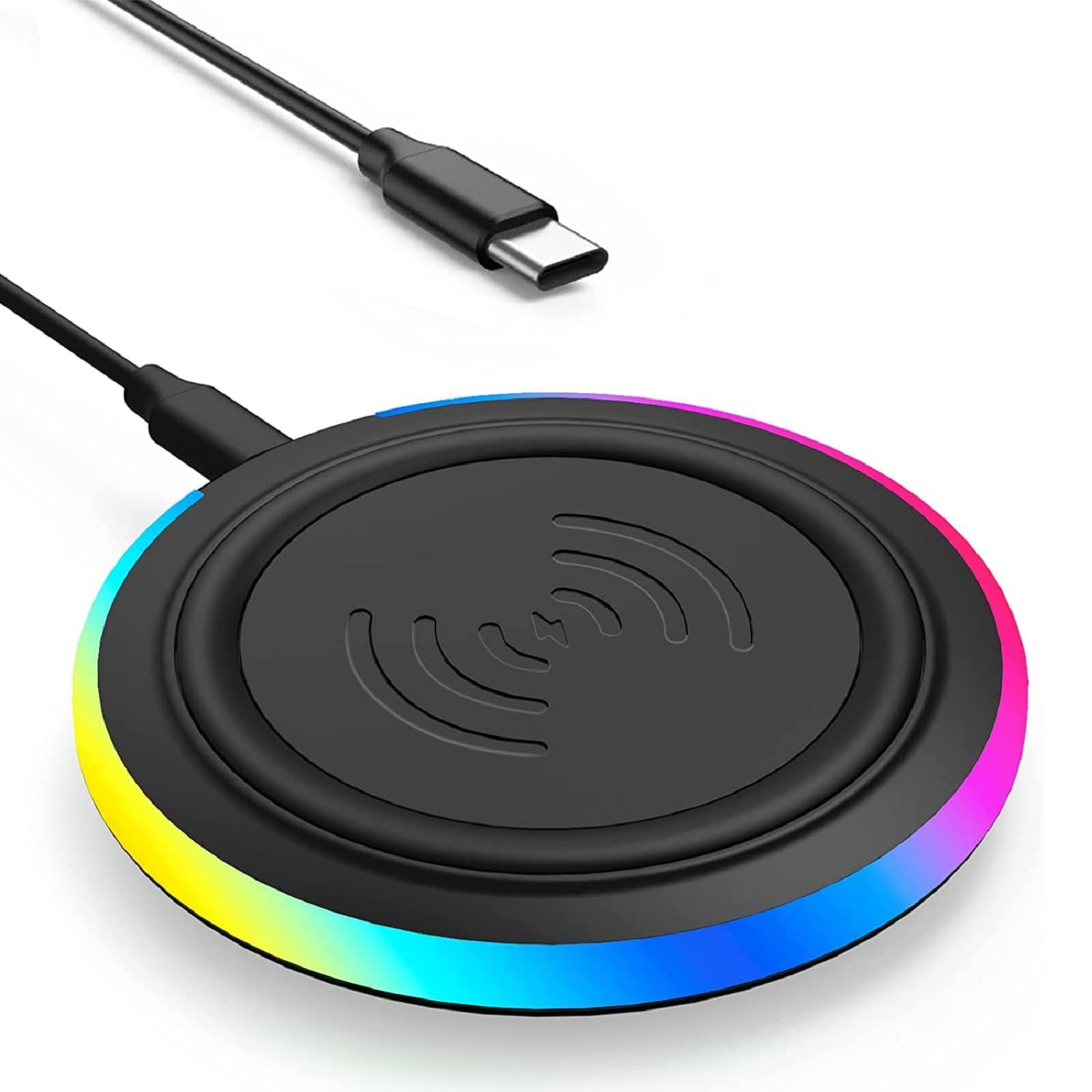 HZD Wireless Charger,15W Max Fast Charge Wireless Charging Pad Compatible with iPhone 13/13 Mini/12/SE 2/11/11 Pro/XS Max/XR/X/8 Plus,Samsung Galaxy S21/S20/Note 10/S10,AirPods Pro/2(No AC Adapter)