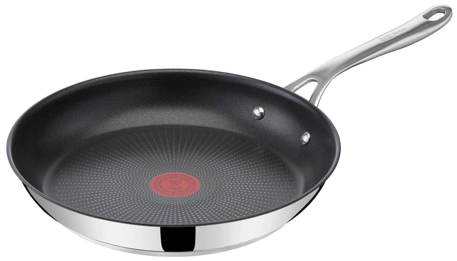 Tefal Cook's Direct Frying Pan, 24cm, Jamie Oliver, Stainless Steel
