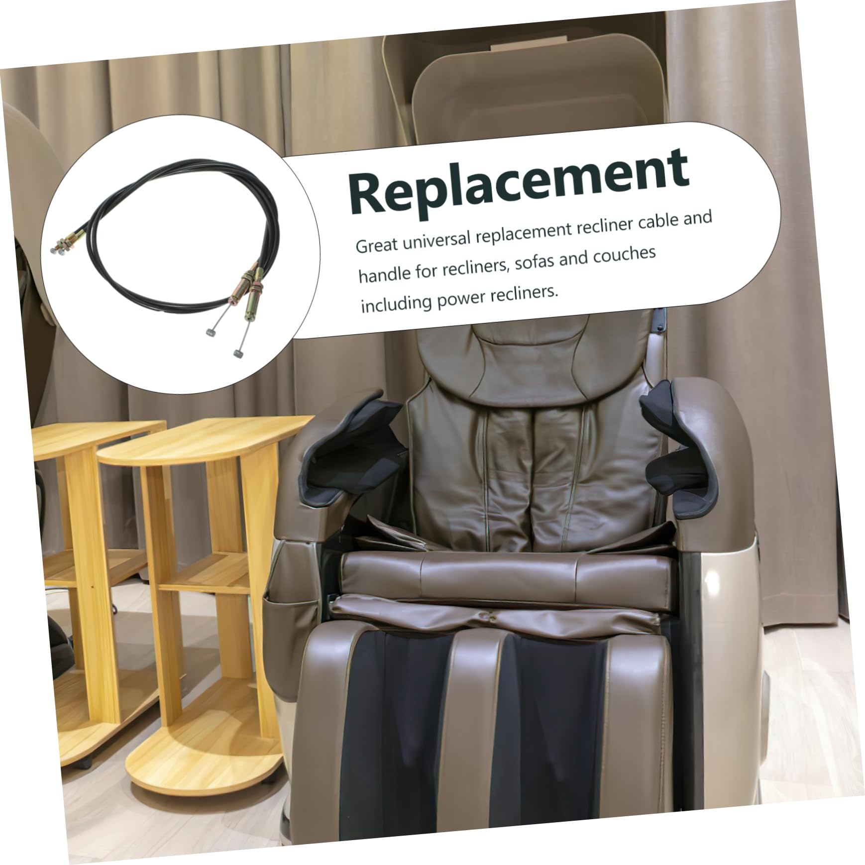 GATHINESS 2pcs Sofa Cama para Sala Modernos Baratos Furniture Sofas Plane Recliner Replacement Part Couch Replacement Cable Recliner Cable Recliner Lever Cable Chair Handle Metal
