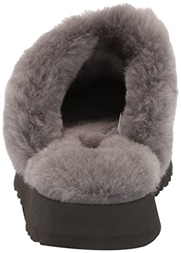 UGG Women's Disquette Slipper, Charcoal, 8
