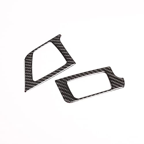 taruisixt for Toyota Tacoma 2016-2020 Real Carbon Fiber Car Dashboard Vent Panel Cover Decorative Sticker Protection Car Interior Accessories 2 PCS