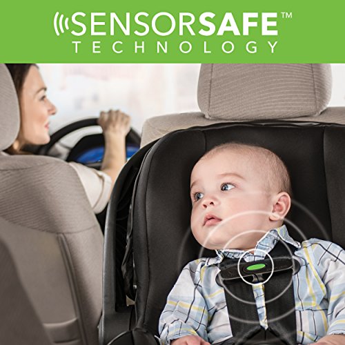 Evenflo Advanced SensorSafe Epic Travel System with LiteMax Infant Car Seat, Jet
