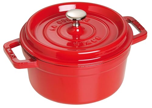 STAUB 1102006 Round Casserole, 20cm, Cherry
