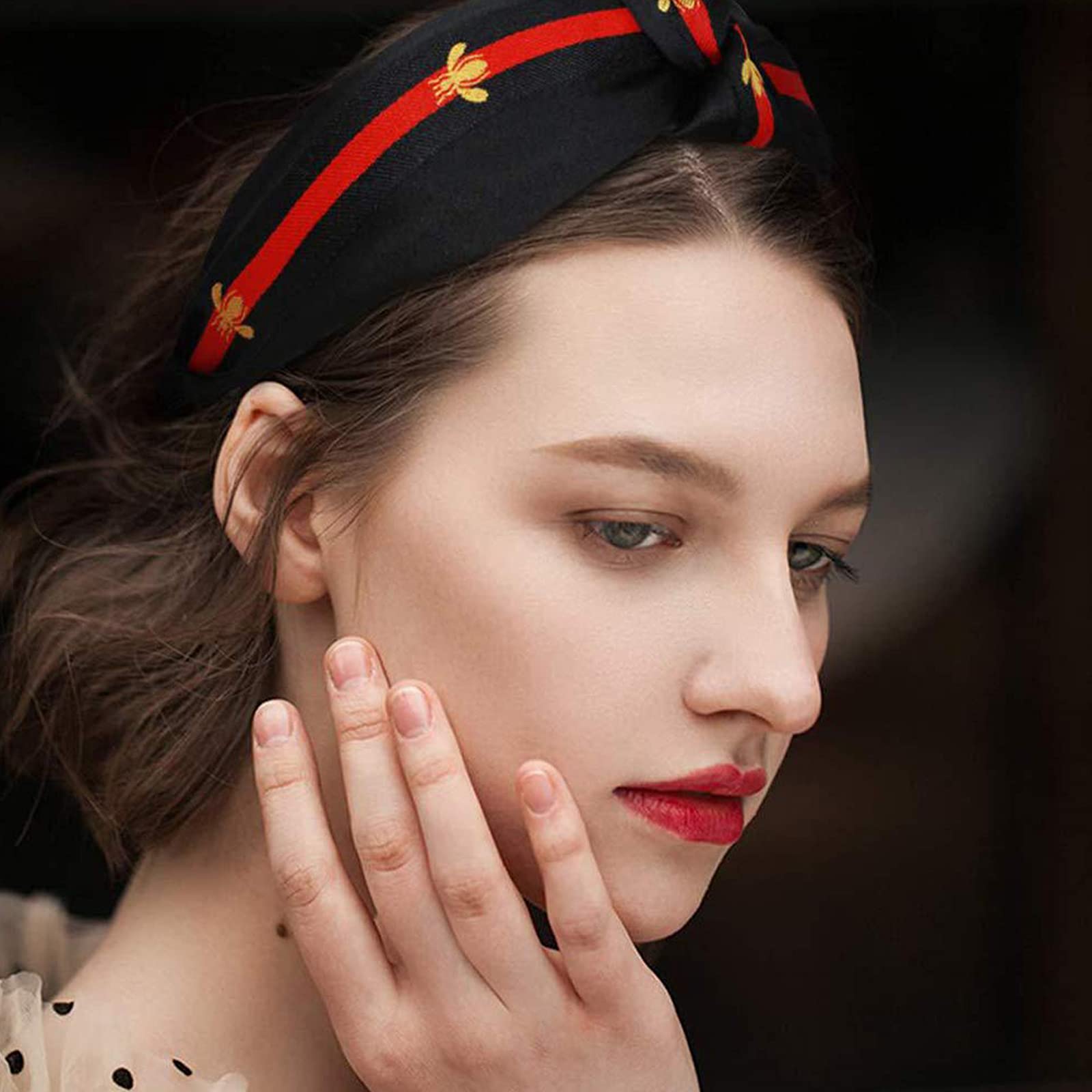 Feeblet Headbands for Women Knotted Headbands, Diademas Para Mujer De Moda Bee Headbands for Women's Hair
