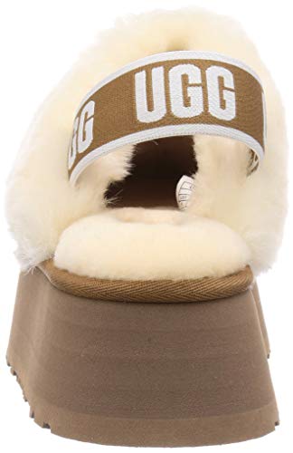 UGG Women's Funkette Slipper, CHESTNUT, 8