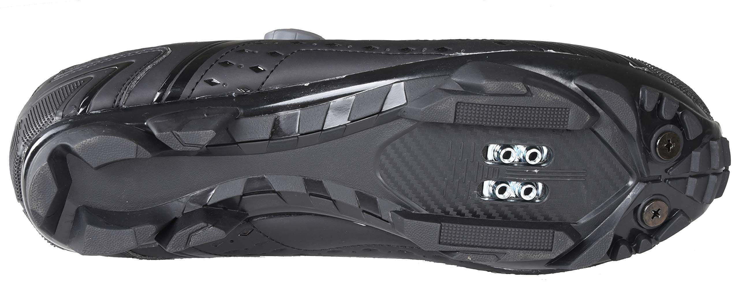 Gavin Pro MTB Shoe, Quick Lace - SPD Cleat Compatible Mountain Bike Shoe Black