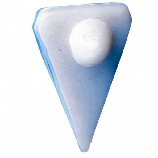 SP Bel-Art Spinvane Teflon Triangular Magnetic Stirring Bar; 5.6 x 9.6 x 4.8mm, Fits 1 ml Vials, White (F37134-0000)