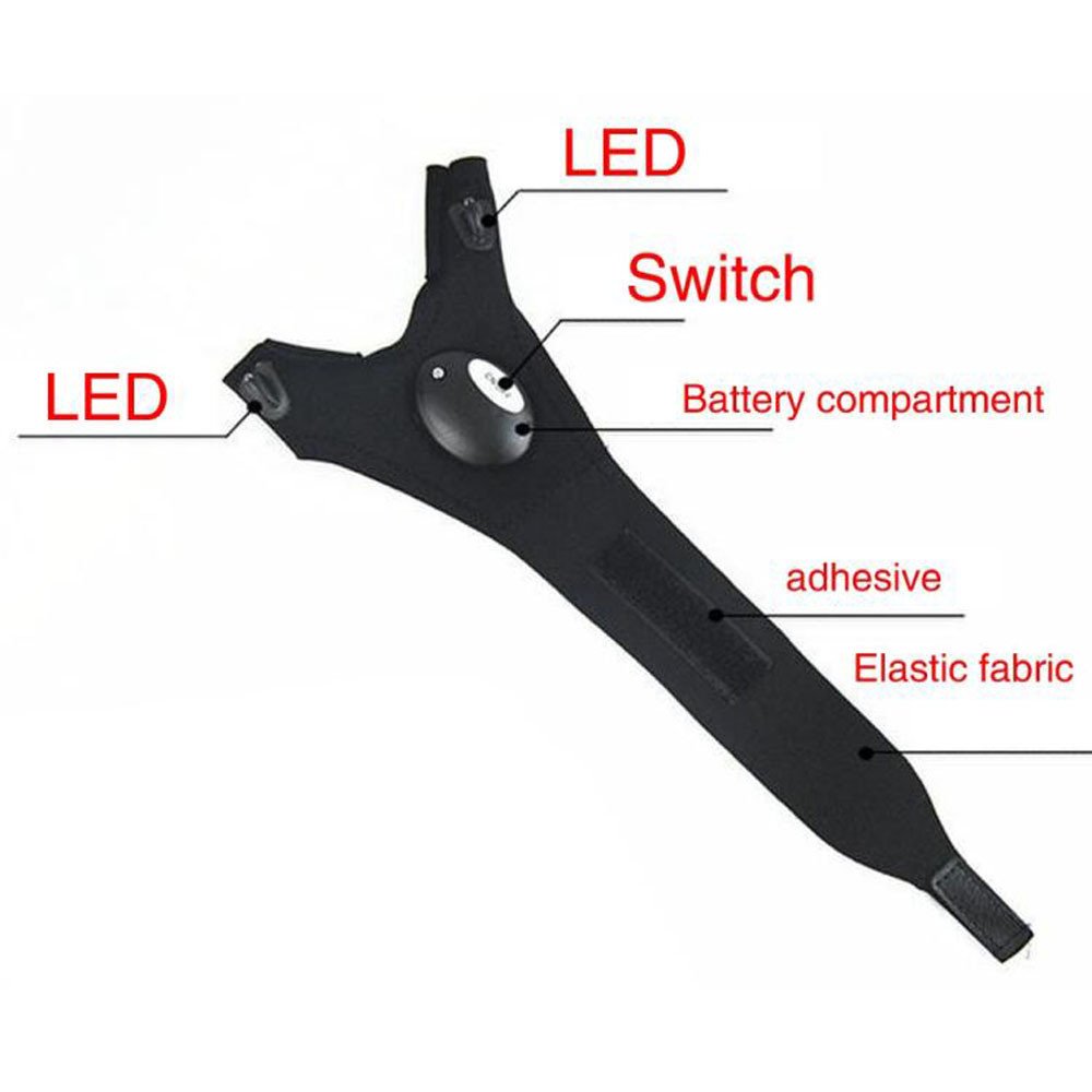 Ice for Trout 2PC Night Fishing Glove with LED Light Tools Outdoor Gear High Low Rigs Saltwater