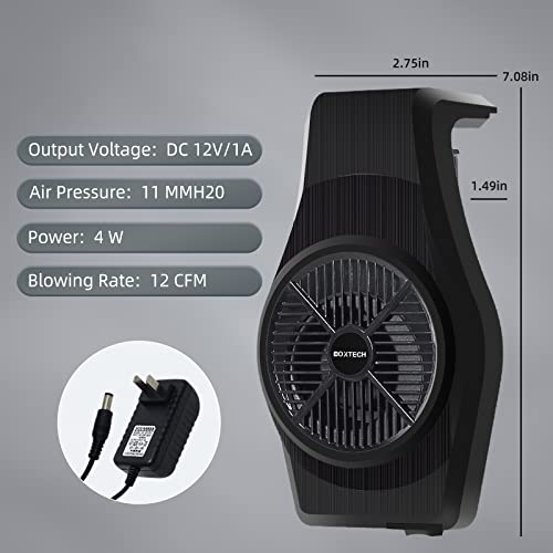 UPETTOOLS Fish Tank Chillers Fan,Aquarium Cooling Fan Cold Wind Chiller for Shrimp、Coral、Tropical and Sea Fish Tank(7-15Gal)