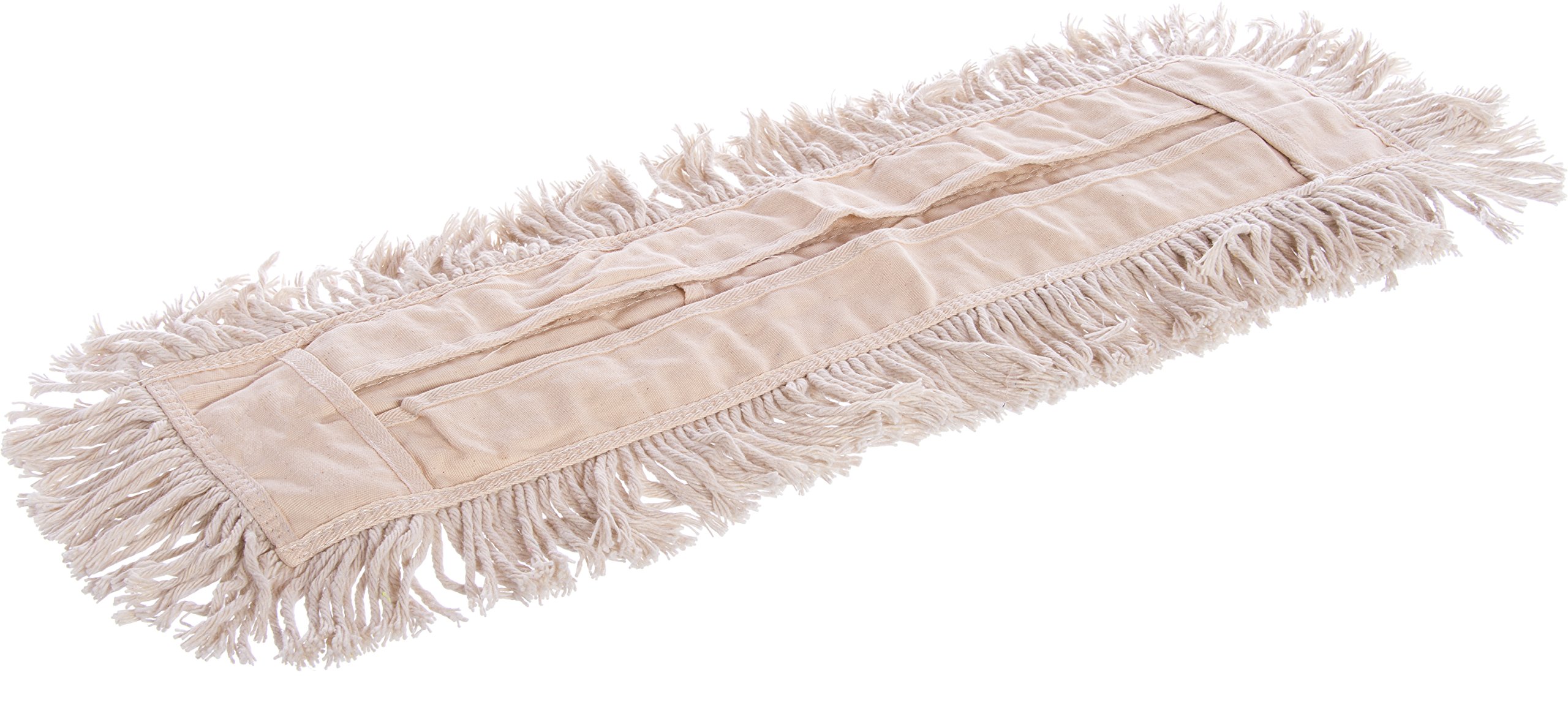 SPARTA Flo-Pac Dust Mop Tie Back for Cleaning, 24 X 5 Inches, Tan, (Pack of 12)