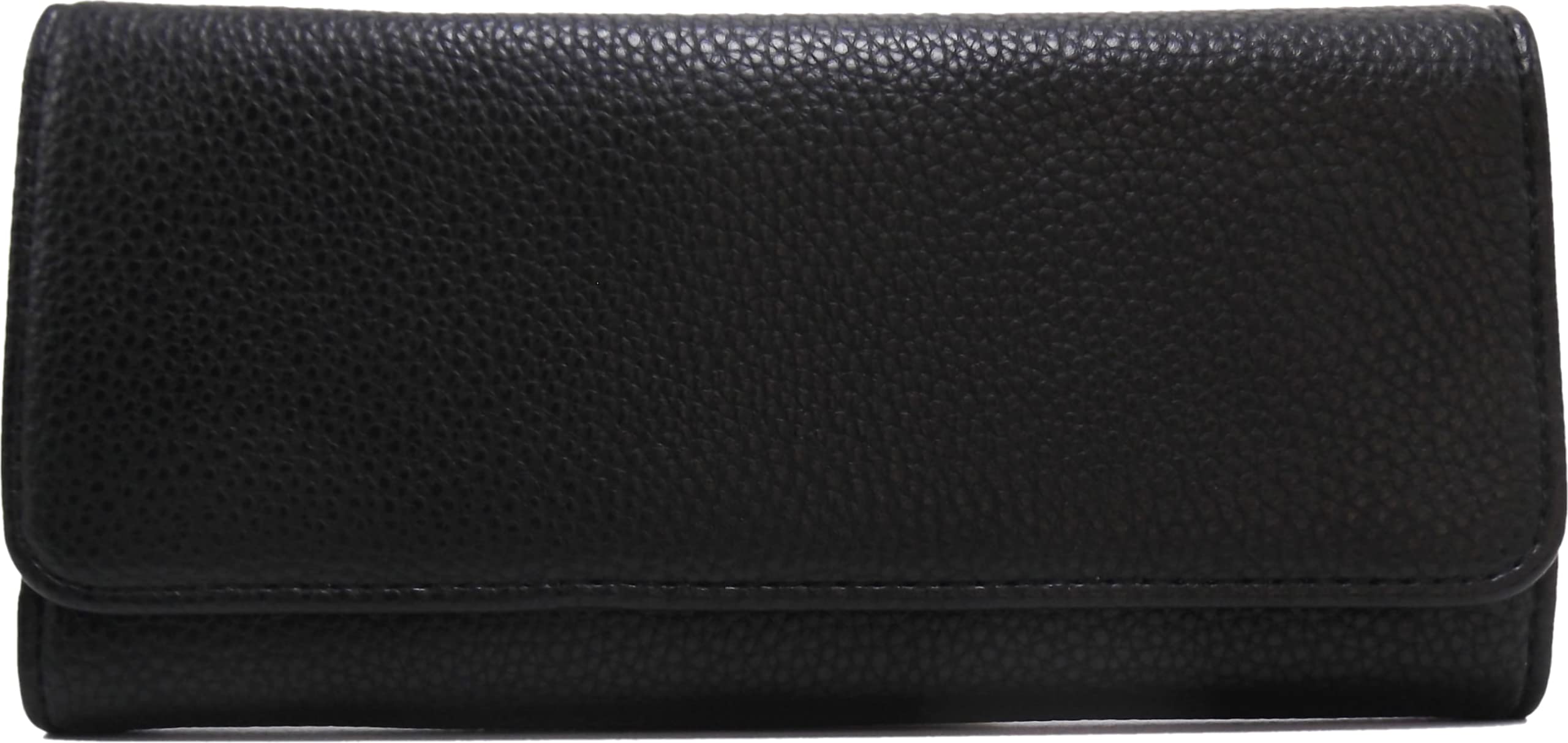 MUNDI Women's Faux Leather File Master Flap RFID Ladies i731x (Black Floral)
