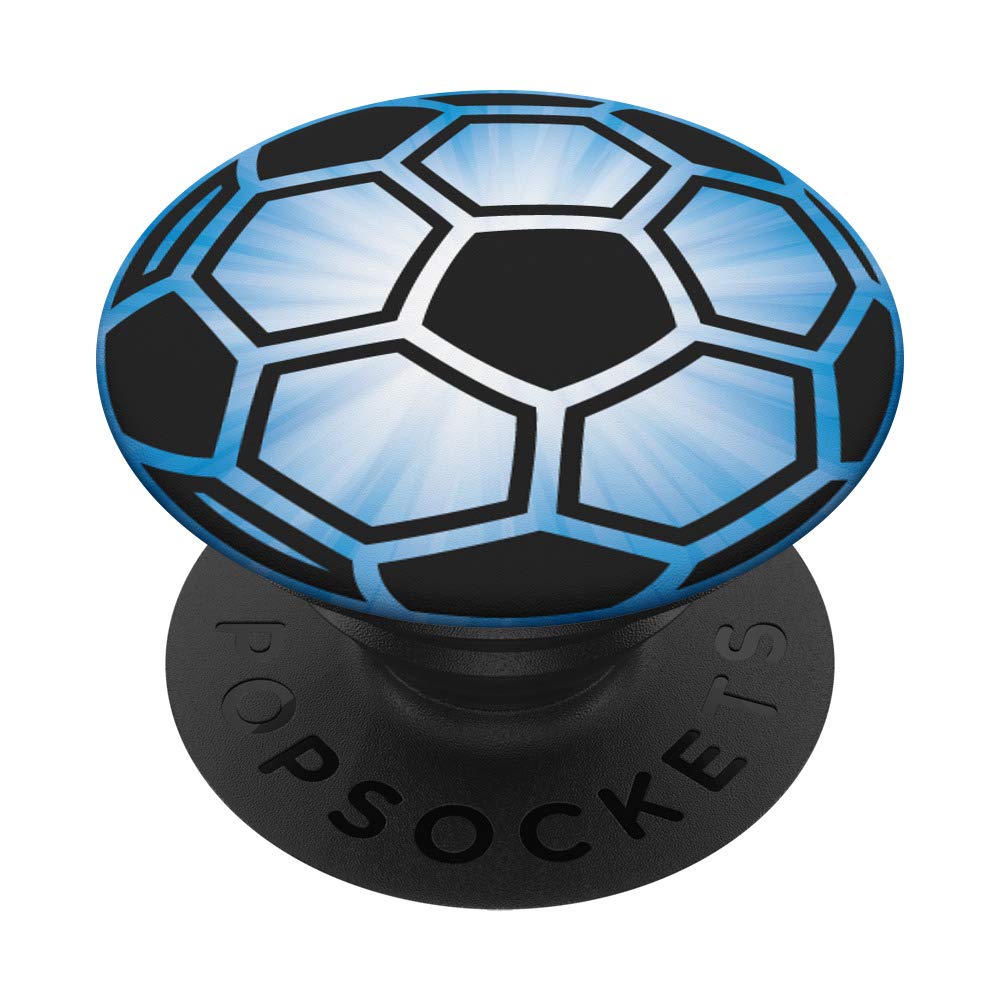 Ever Pretty Light Blue Sun Ray Soccer Ball For Boys Or Girls
