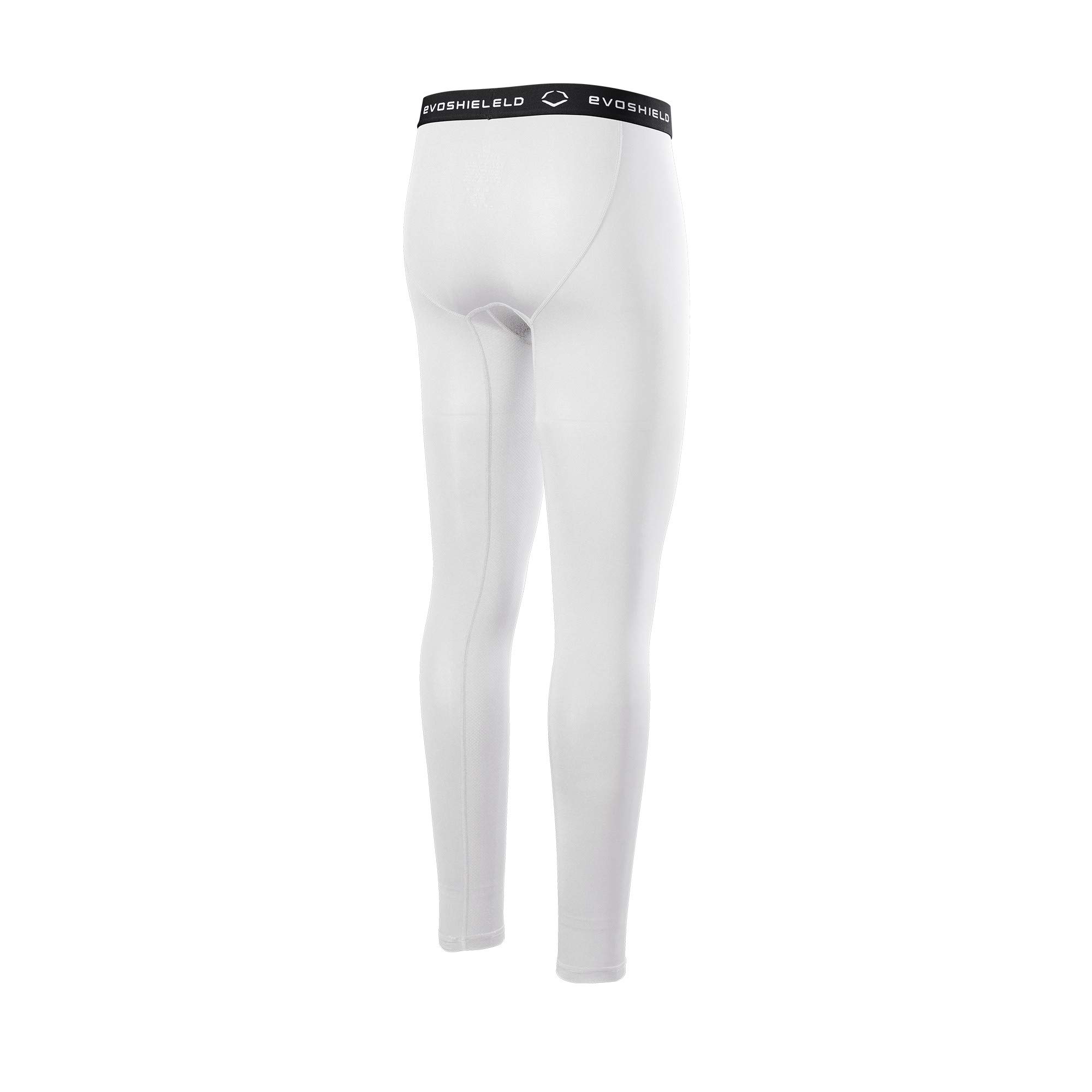 EvoShield Adult Pro Team Training Tights, Team White - Small
